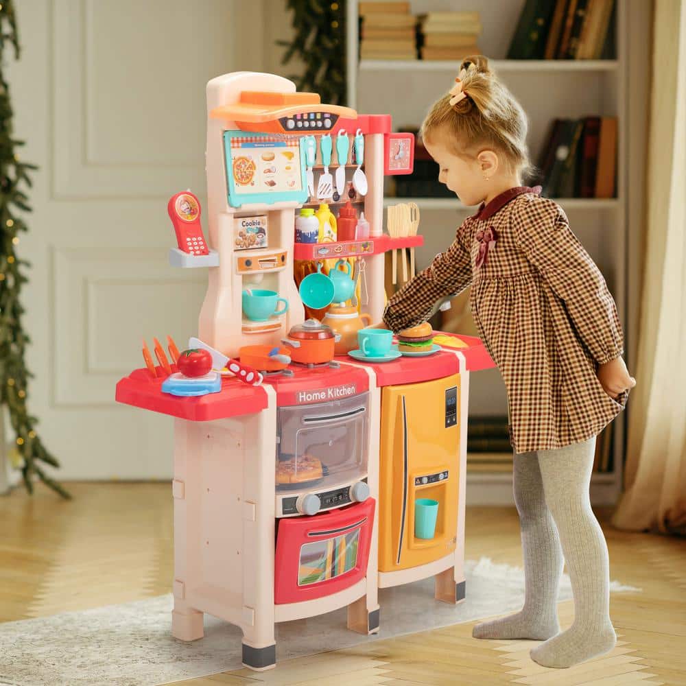 Buy Kids Kitchen Playset Little Chef Play Kitchen Set Children Pretend ...
