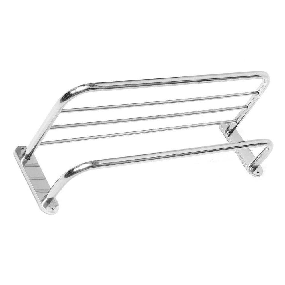 2 Towel Holders Wall Mount Stainless Steel Towel Rack in Sliver ...