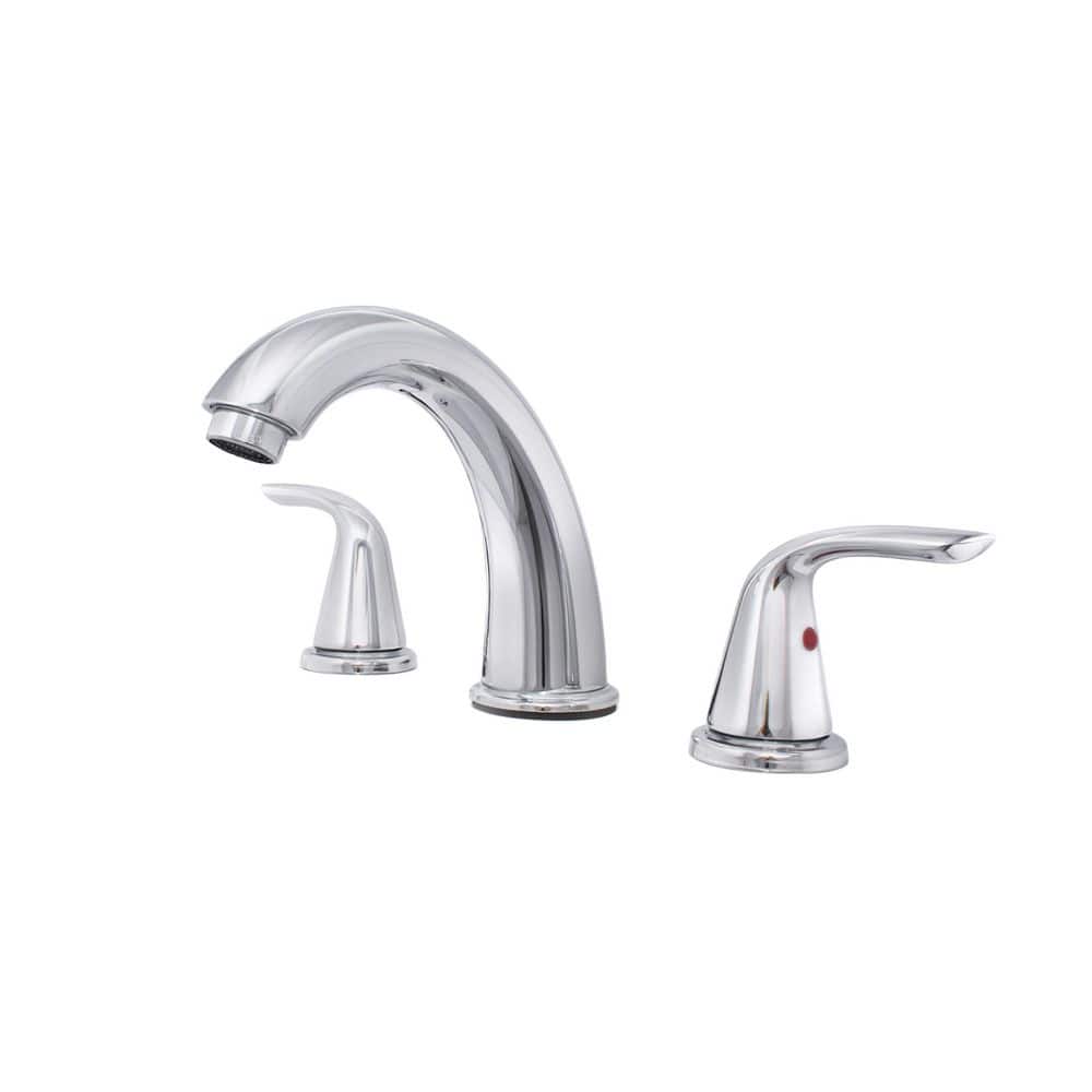 WASSERMAN FAUCETS 8 in. Widespread Dual Wing Handle High-Arc 3-Hole ...