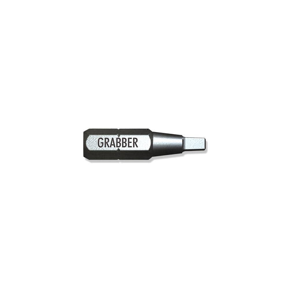 Grabber #1 Square 1 in. Steel Insert Bit (5-Pack) 21445 - The Home Depot