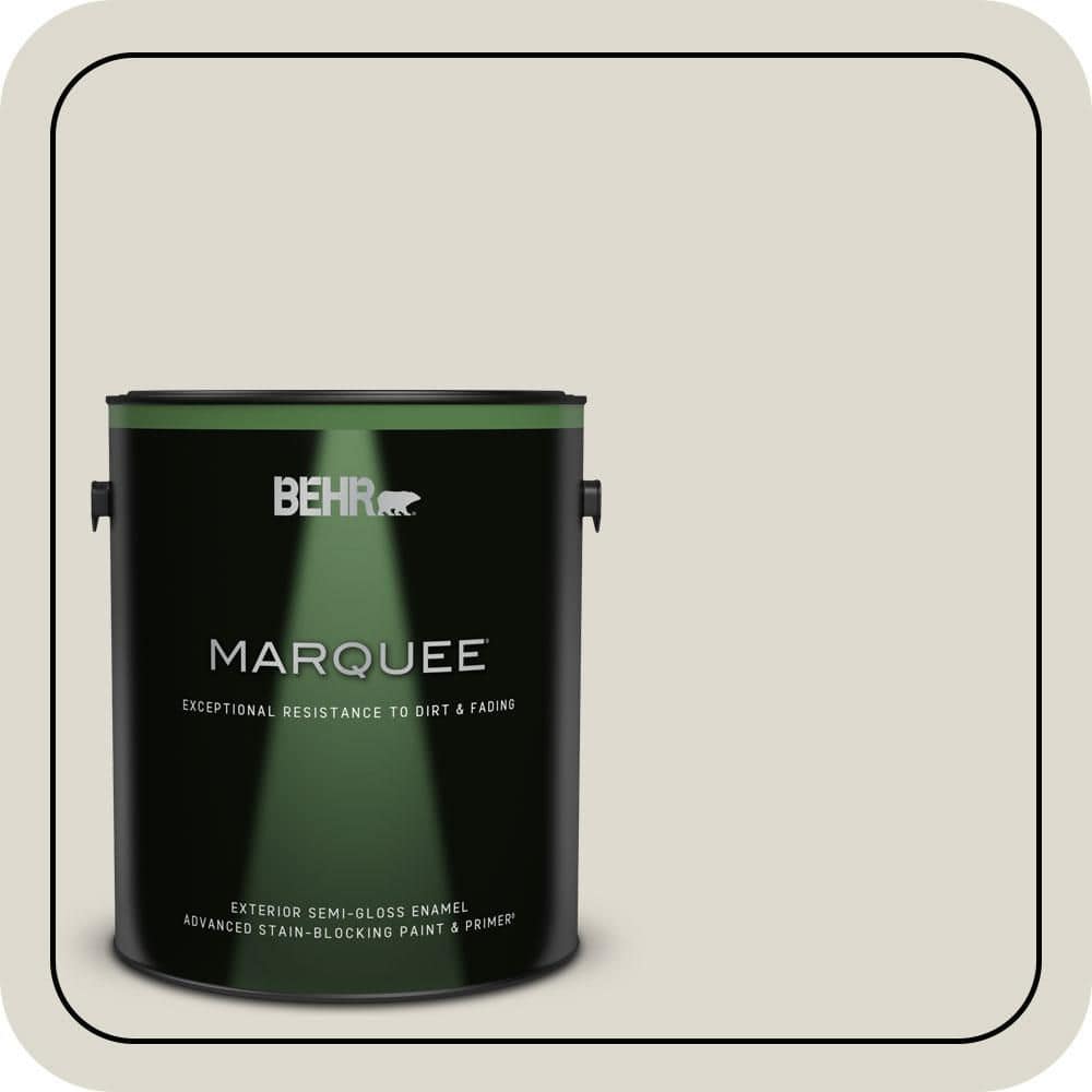 BEHR MARQUEE 1 gal. #MQ3-18 Ginger Sugar Semi-Gloss Enamel Exterior ...