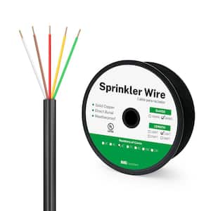 Vrbgify Sprinkler Wire 100 ft. 18/4-Gauge PVC Jacket Solid Copper ...