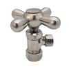 Westbrass Cross Handle Angle Stop Shut Off Valve, 1/2 in. Copper Pipe ...