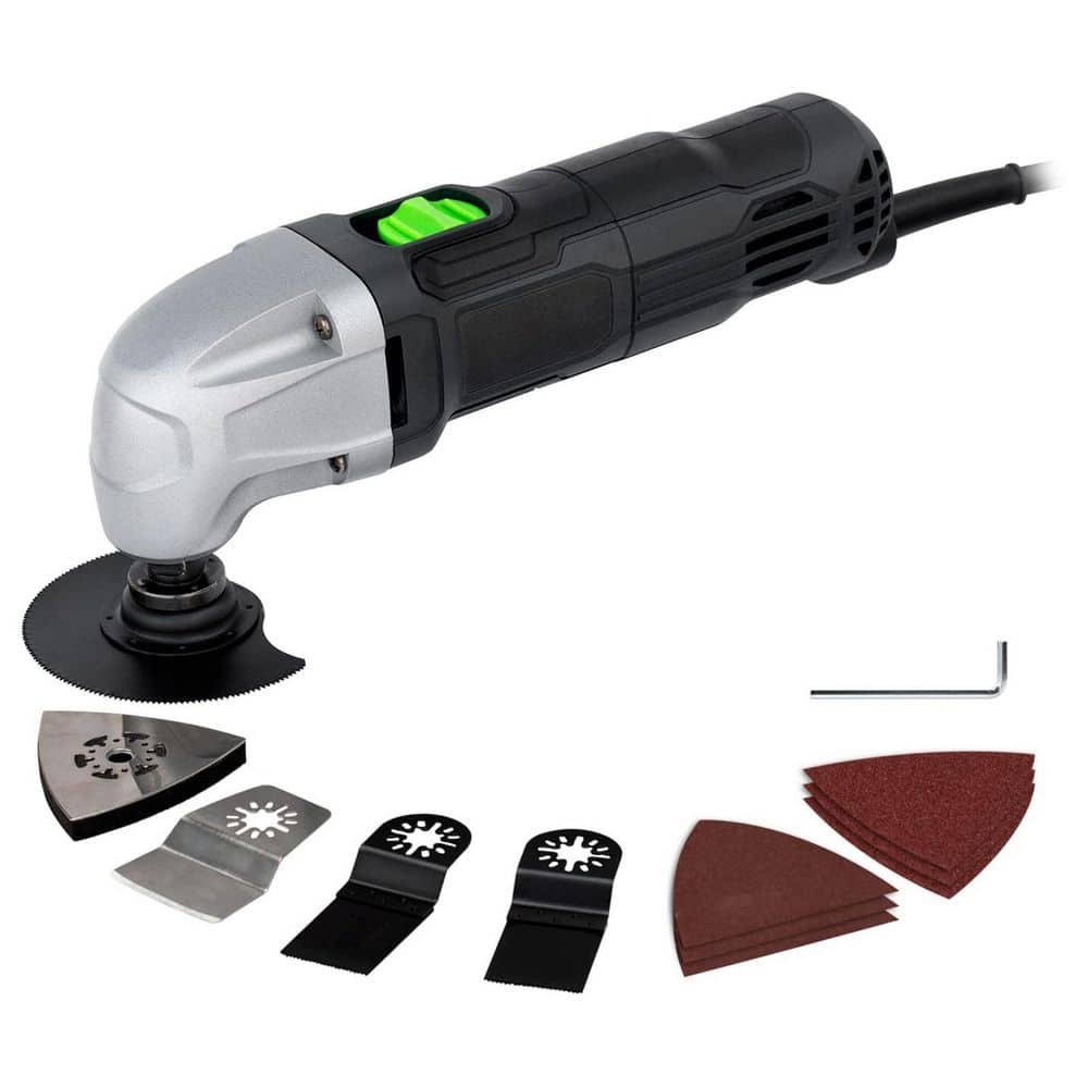 22000 OPM Oscillating Multi Tool with 3° Angle and 3 Saw Blades Semi ...