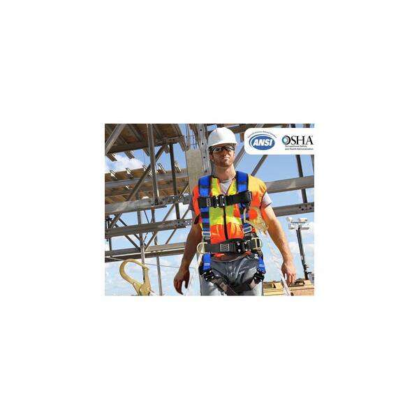 Tree Saddle Fall Protection Full-Body Safety Harness, Roofing Harness ...