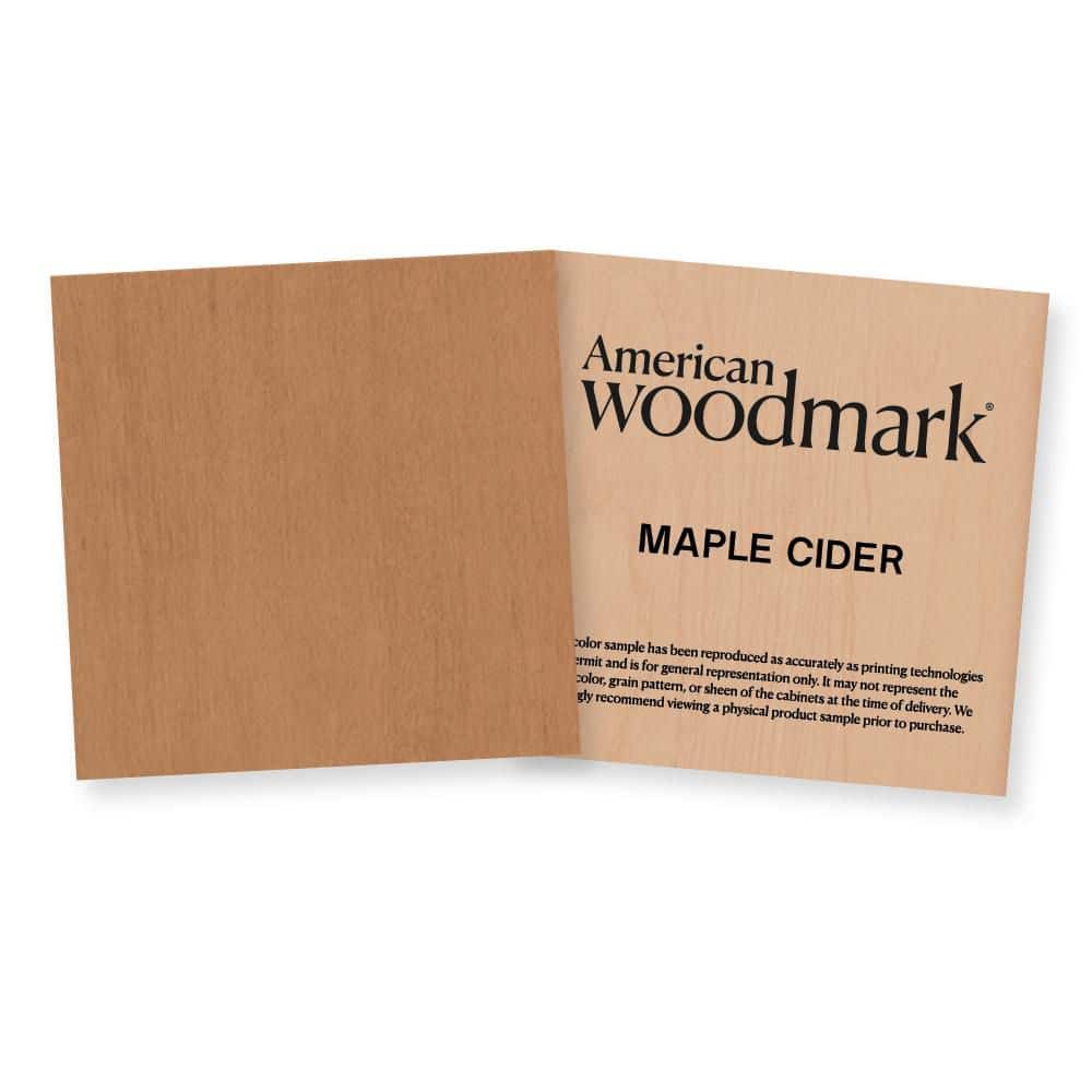 American Woodmark 3-3/4-in. W x 3-3/4-in. D Finish Chip Cabinet Color ...