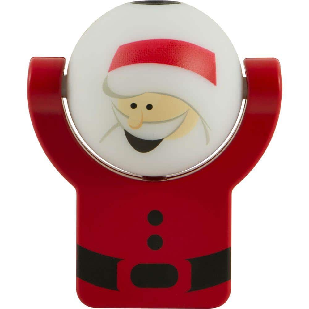 Projectables Santa/Snowman Auto LED Night Light 13235 - The Home Depot