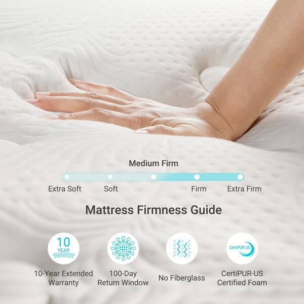 Innerspring mattress with memory foam top store
