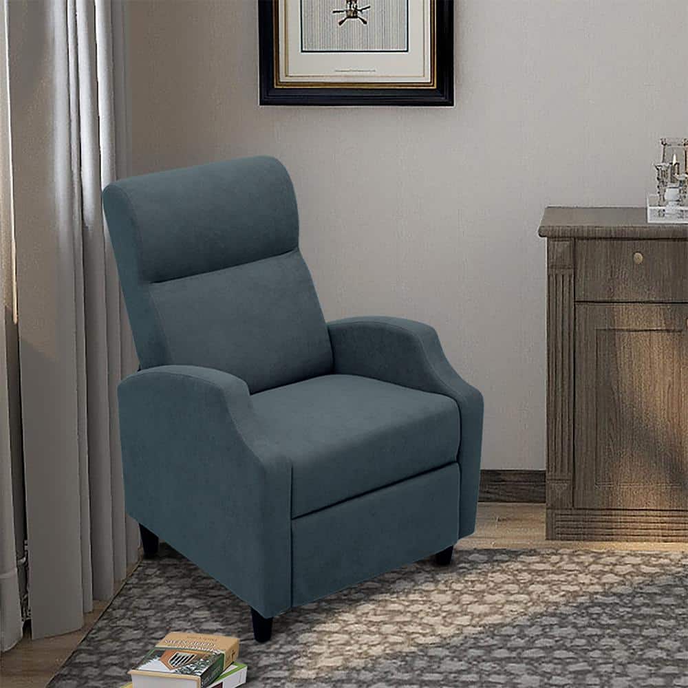 Maypex Denim Manual Recliner 300503-DN - The Home Depot