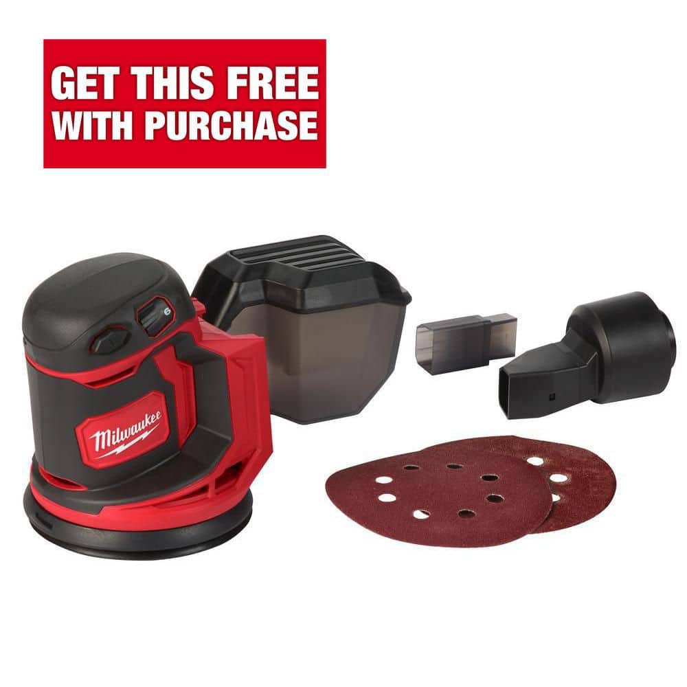 Milwaukee M18 18V Lithium-Ion Cordless 5 in. Random Orbit Sander (Tool ...