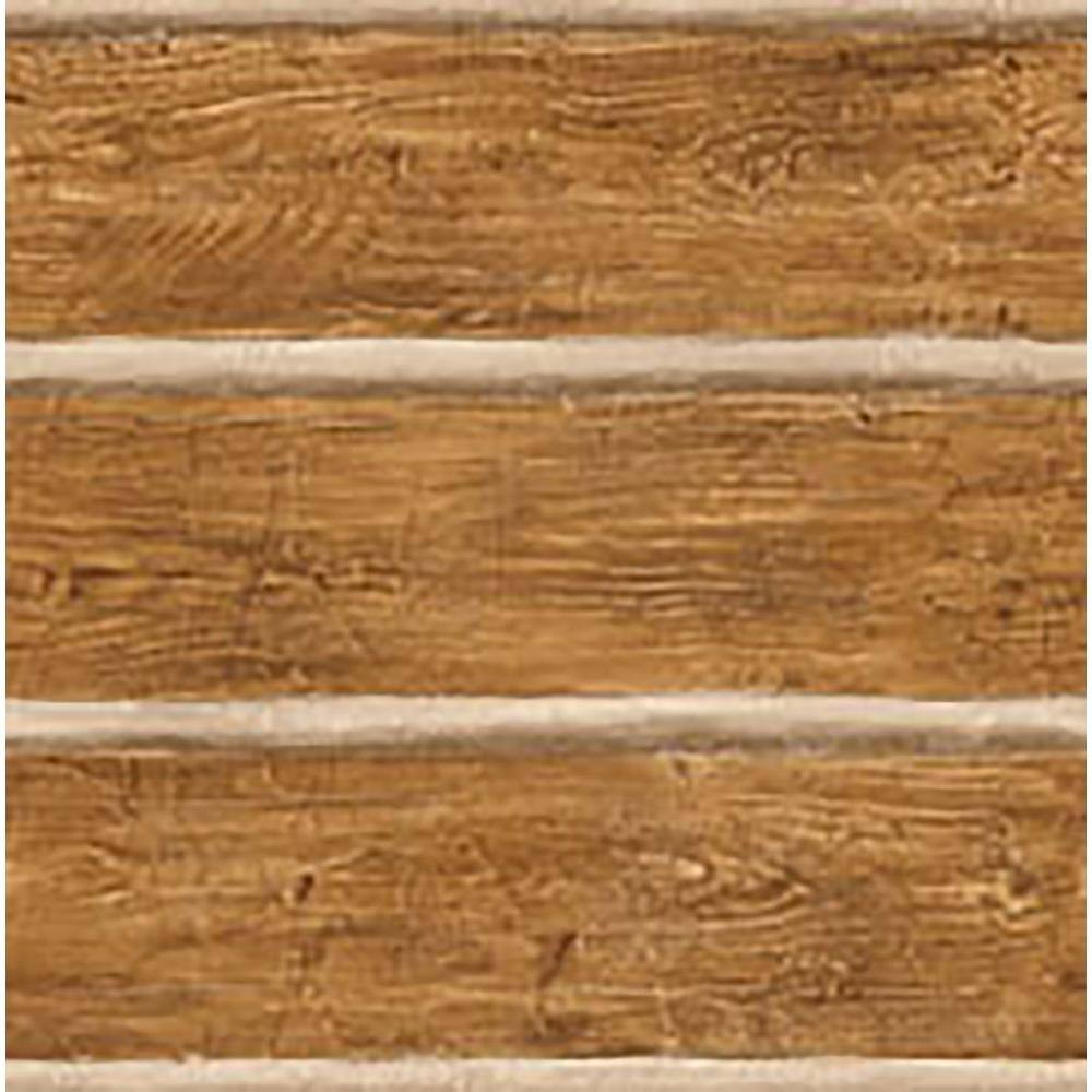 Teamson Kids Chinking Chestnut Wood Panel Chestnut Wallpaper Sample ...