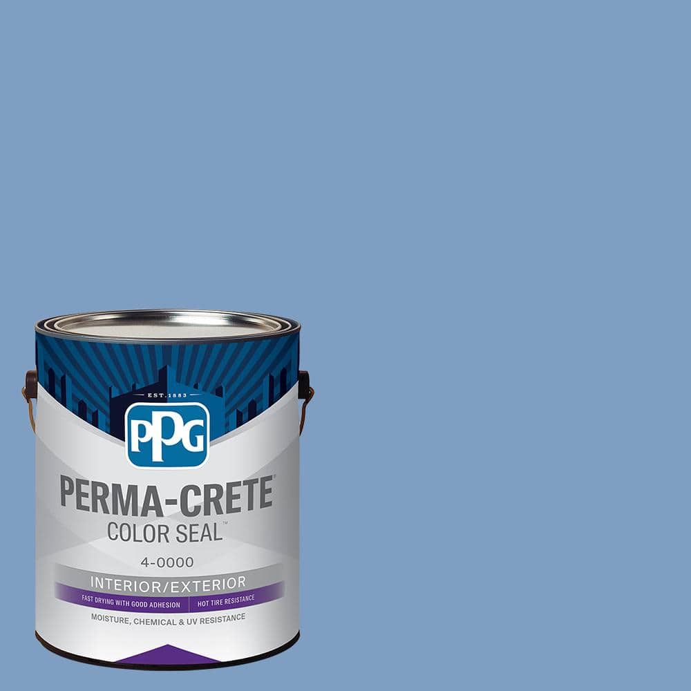 Perma-Crete Color Seal 1 gal. PPG1162-4 Alaskan Blue Satin Concrete ...