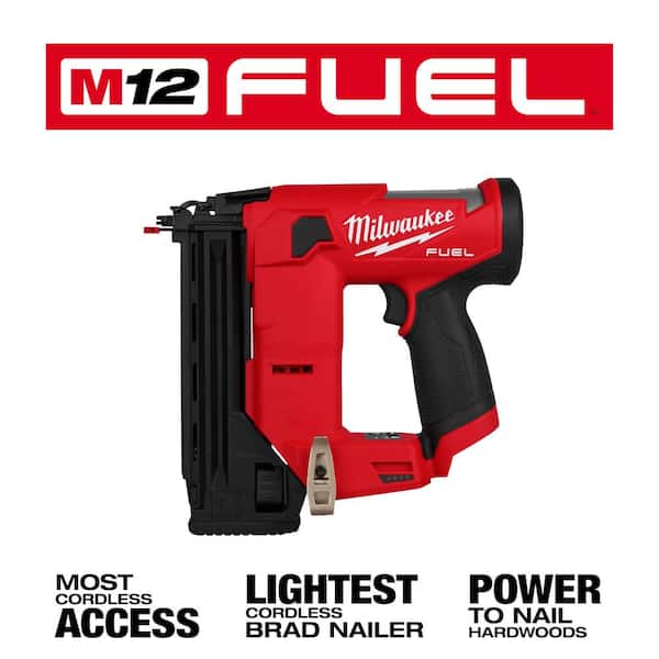 Milwaukee M12 FUEL 12-Volt Lithium-Ion Brushless Cordless 18-Gauge ...