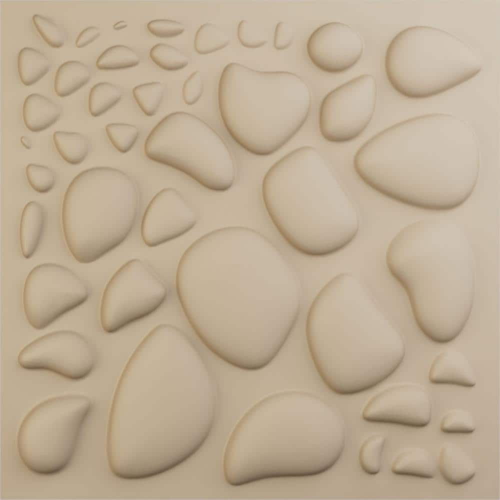 Ekena Millwork 19-5/8-in W x 19-5/8-in H Shale EnduraWall Decorative 3D ...