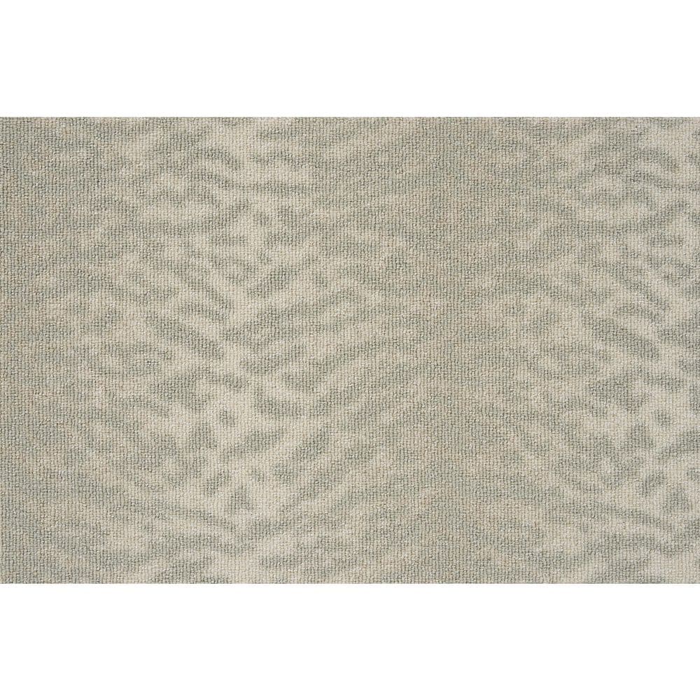 Natural Harmony Fearless Morning Mist Custom Area Rug with Pad 061973 ...