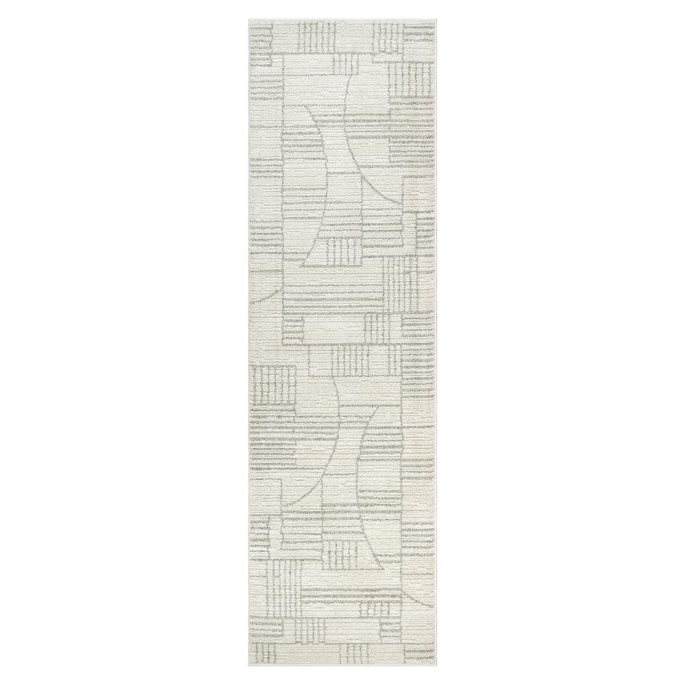 Concord Global Trading Nizza Collection Montana Ivory 2 ft. x 7 ft ...