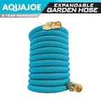 AQUA JOE 5/8 in. Dia. x 50 ft. Superlight Fiberjacket Max Garden Hose ...