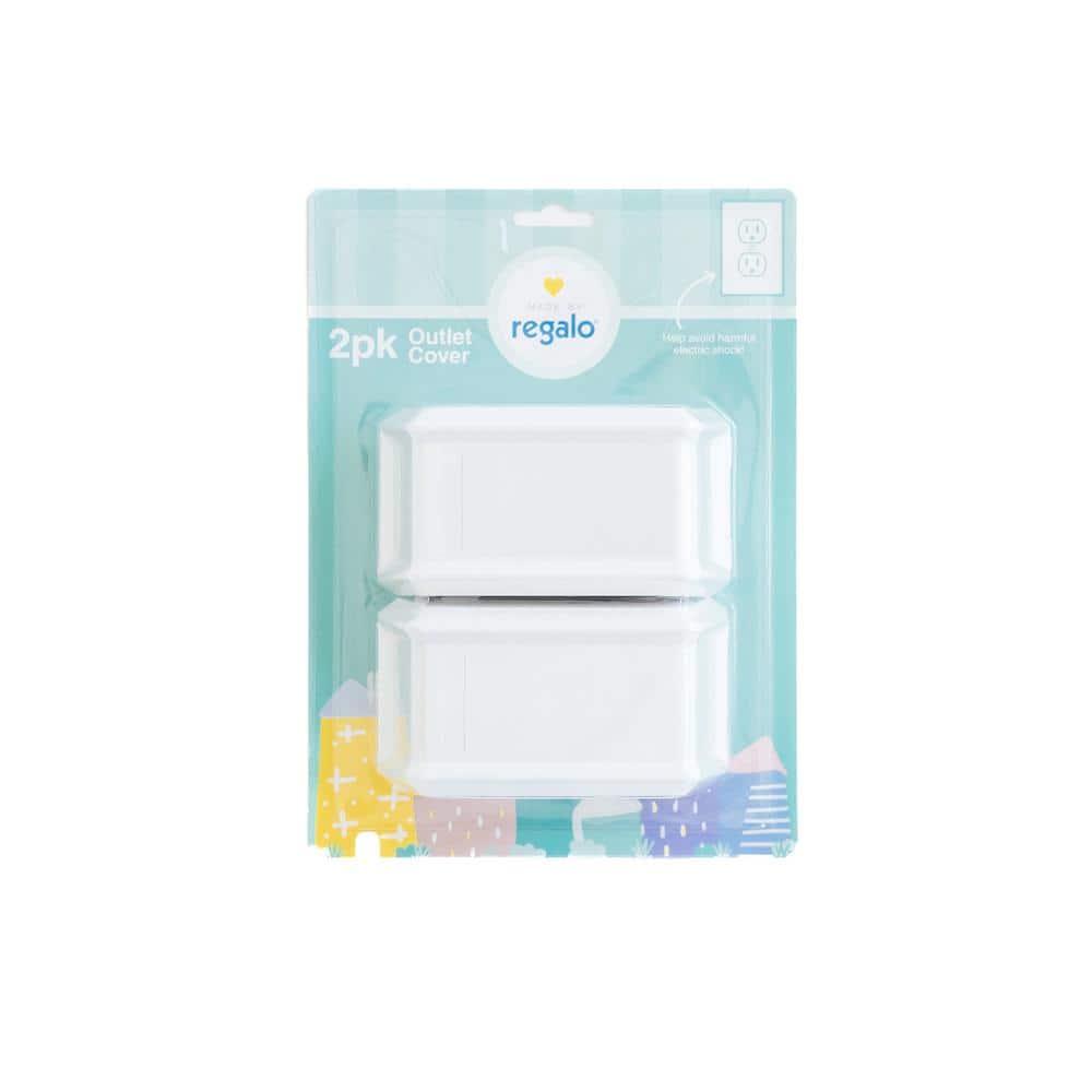 Regalo Home Safety Outlet Cover, (2-Pack) 6101 W - The Home Depot