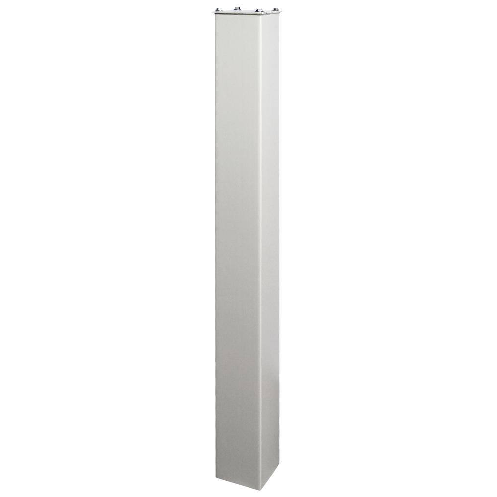 Mail Boss 27 in. Galvanized Steel Surface Mount Mailbox Post 7128 - The ...