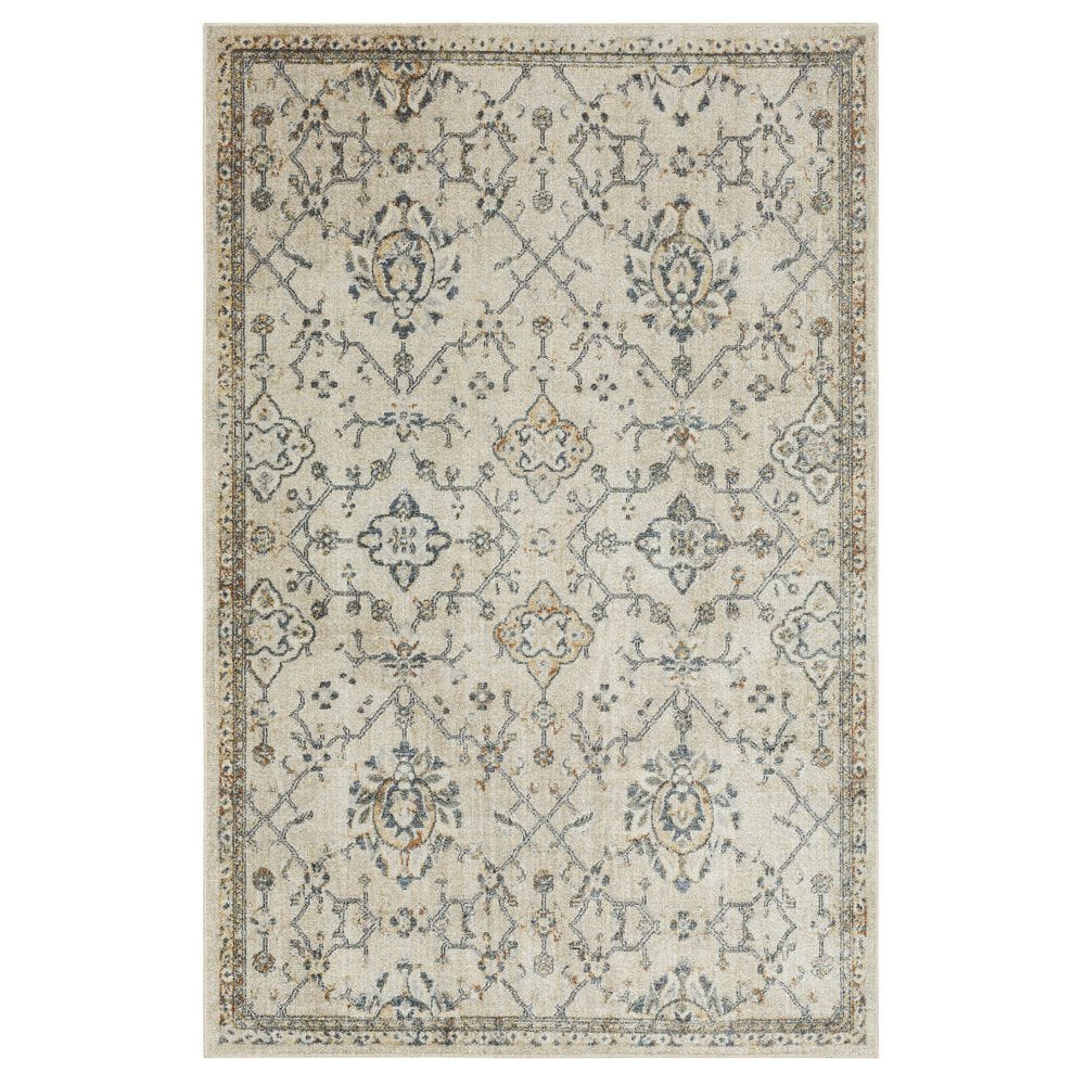 Mohawk Home Iphigenia Cream 2 ft. x 2 ft. 11 in. Area Rug 828455 - The ...