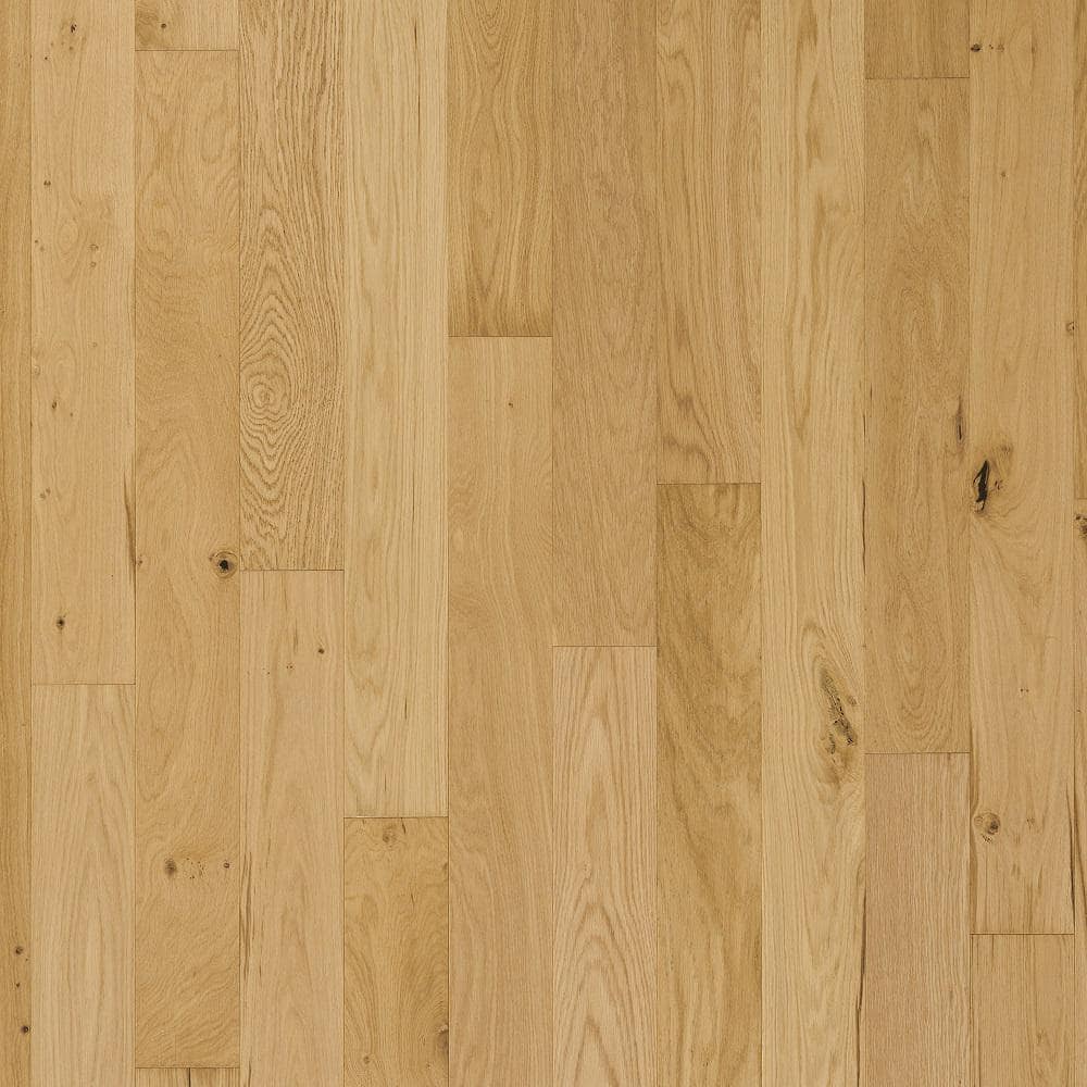 Mohawk Patton Avenue Winter Wheat Oak 0.5 in. T x 5 in. W Wirebrushed ...