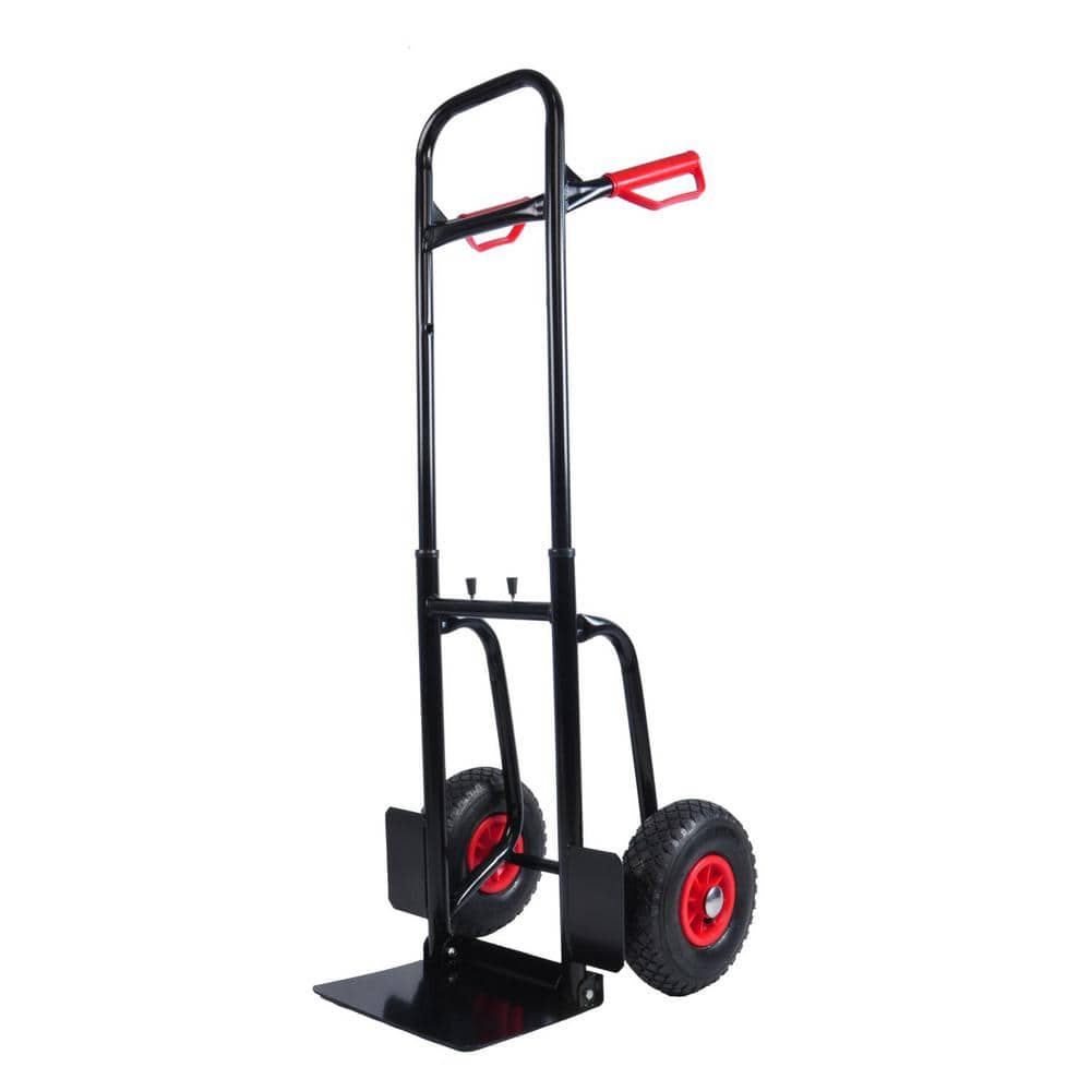 Miscool Anky 330 lbs. Capacity Double Handles Steel Hand Truck and ...