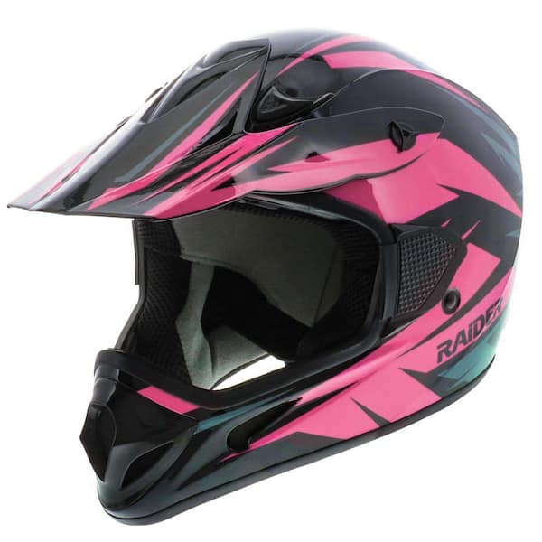 RAIDER RX2 ADULT MX HELMET PINK-MD 2171314 - The Home Depot