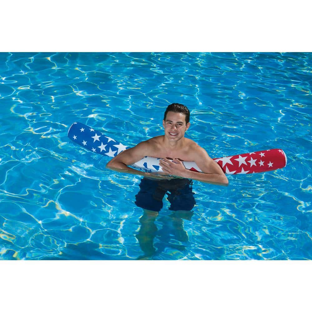 Poolmaster American Stars 60 in. Inflatable Swimming Pool Noodle 81729 ...