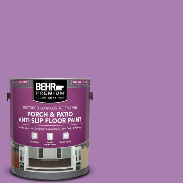BEHR PREMIUM 1 gal. #P100-5 I Heart Potion Textured Low-Lustre Enamel ...