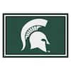 FANMATS NCAA - Michigan State University Green 8 ft. x 5 ft. Indoor ...