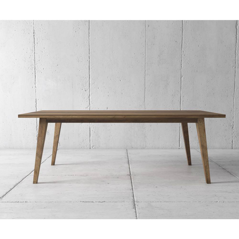 Urban Woodcraft Retro 86 in. Multi-color teak Dining Table 600H.86DT.CR ...