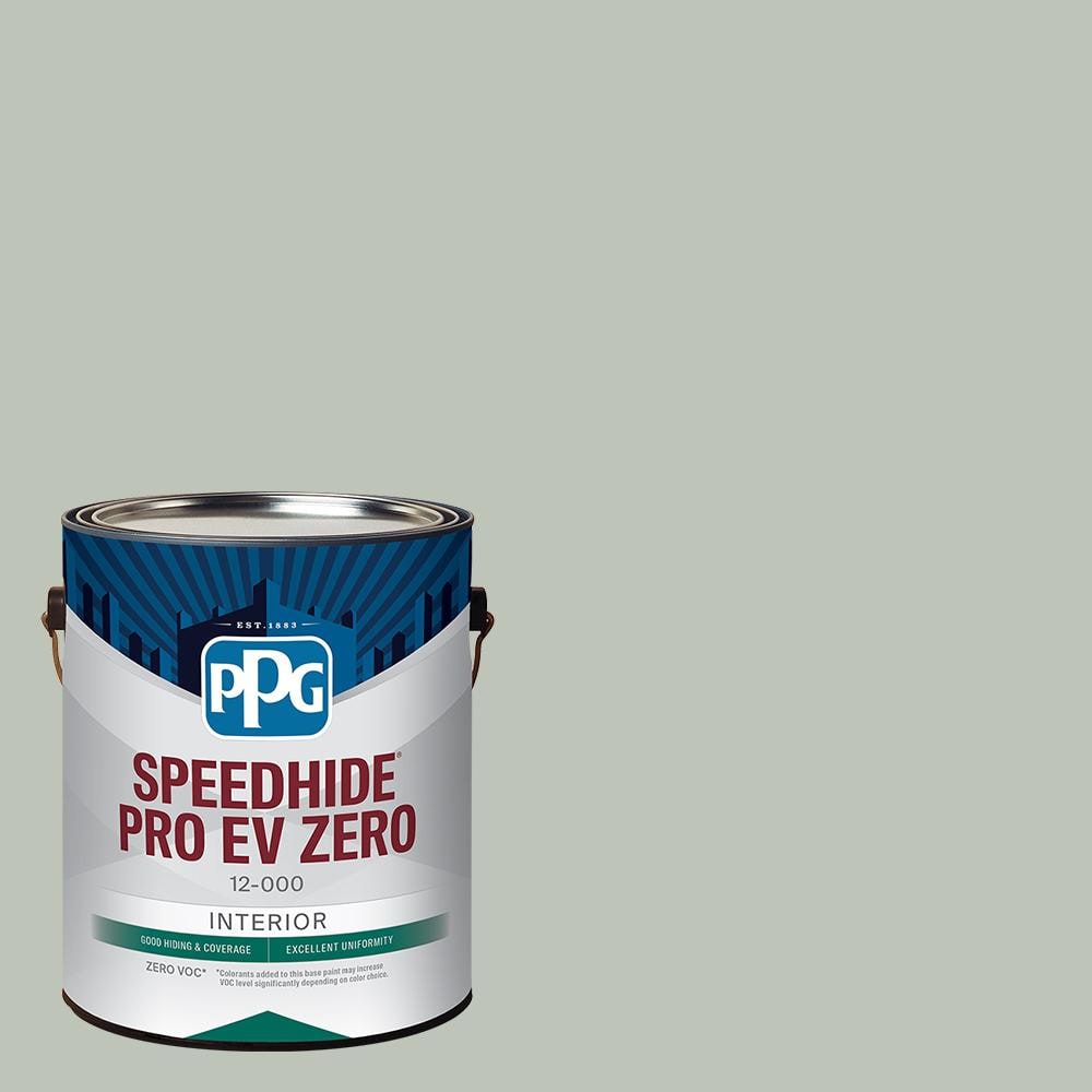 PPG Speedhide Pro EV Zero 1 gal. PPG1128-4 Balsam Flat Interior Paint ...