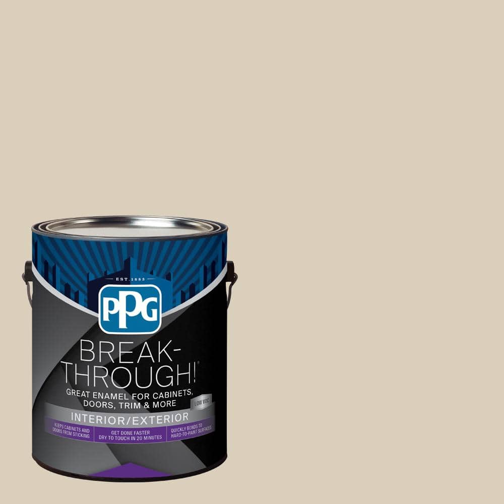Break-Through! 1 gal. PPG1097-3 Toasted Almond Semi-Gloss Door, Trim ...