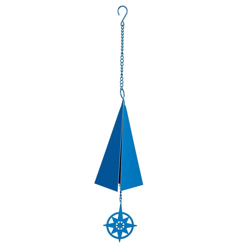 Evergreen Enterprises 26 in. Compass Metal Decorative Shaped Bell Wind ...