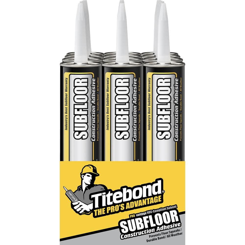 Titebond Provantage 10 oz. Brown Subfloor Construction Adhesive (12 ...