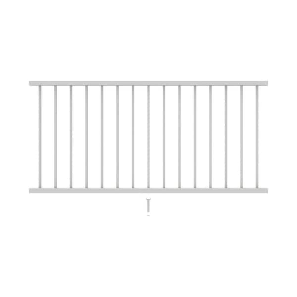 FORTRESS Al13 Home Rail 2.2 in. H x 2.6 in. W Matte White Aluminum ...