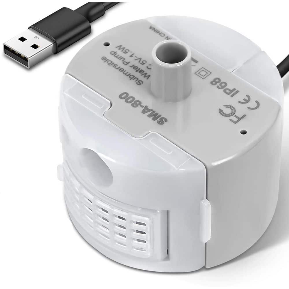 KIWDZFU Ultra-Quiet Replacement Pump for Stainless Steel Cat Water ...