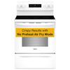 Whirlpool 30 in. 5- Element Freestanding Electric Range in White with ...