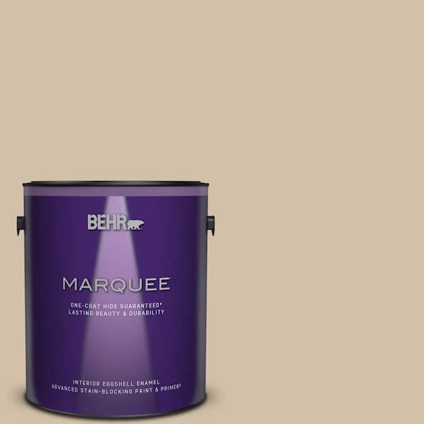 BEHR MARQUEE 1 gal. #PPU7-08 Baja One-Coat Hide Eggshell Enamel ...