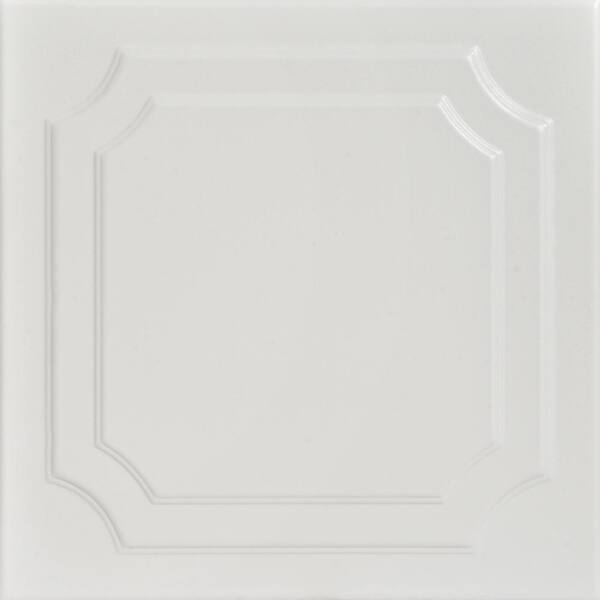A La Maison Ceilings Virginian 1.6 ft. x 1.6 ft. Glue Up Foam Ceiling ...