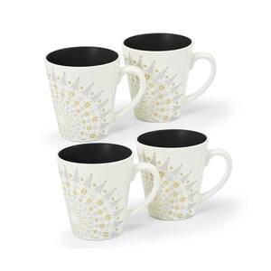 Noritake Colorwave Graphite Black Stoneware Tulip Accent Plate 8-1/4 in ...