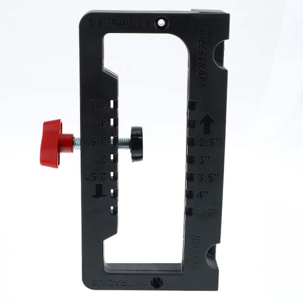 Milescraft Hinge Jig-Door Hinge Kit for Routers, 2-1/2 in. to 4-1/2 in ...