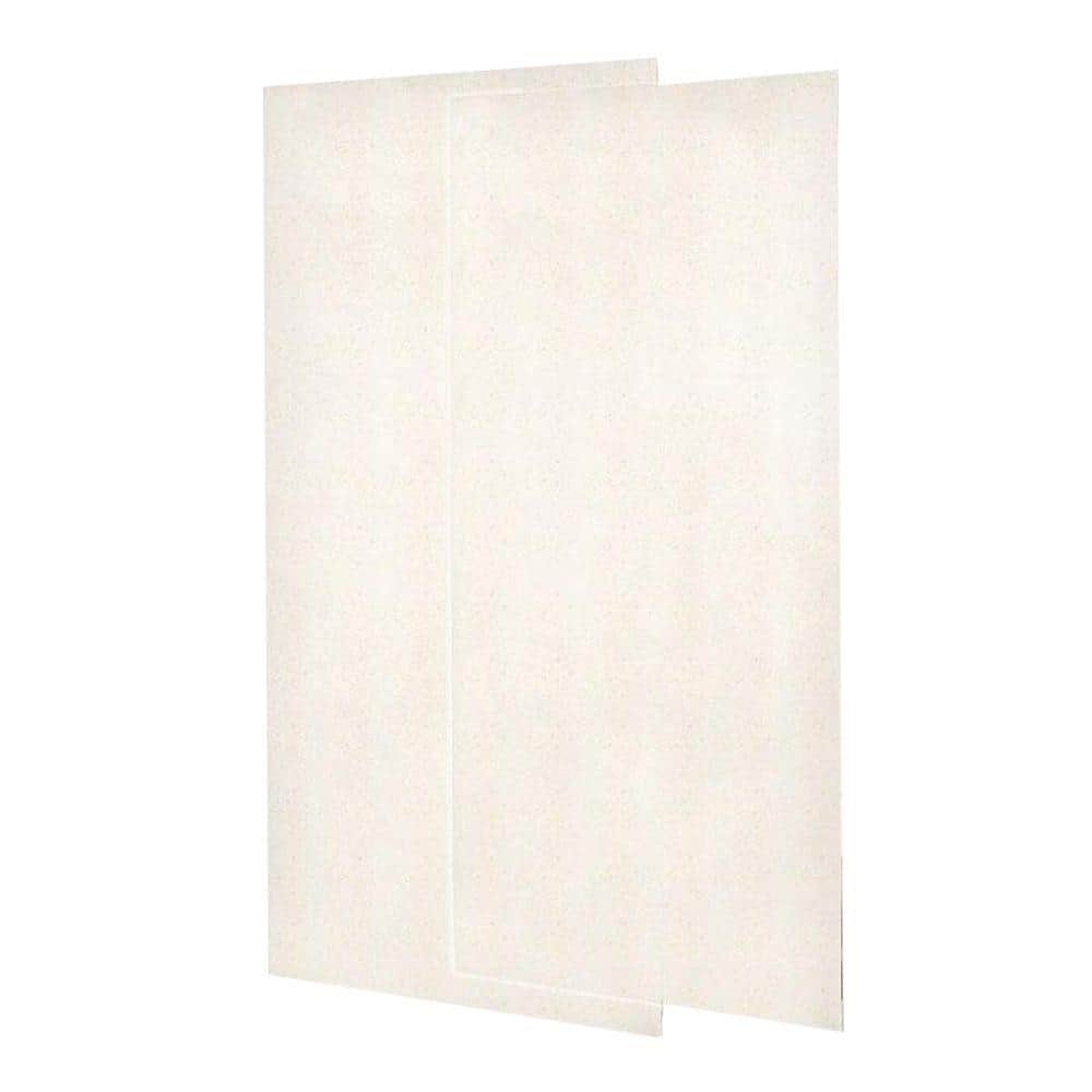 Swanstone 1/4 in. x 36 in. x 72 in. Two Piece Easy Up Adhesive Shower ...