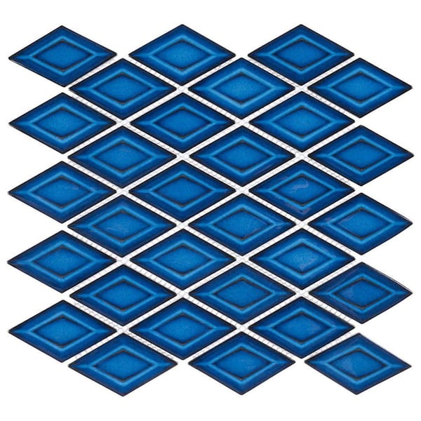 ANDOVA Venecia Piazza Blue 2 in. x 3 in. 3D Framed Diamond Glossy ...