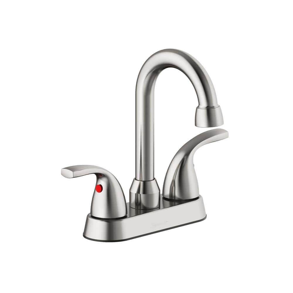 Seasons Anchor Point Double-Handle Bar Faucet in Brushed Nickel 67224W ...