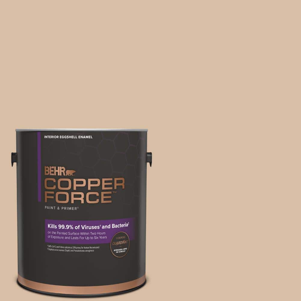 COPPER FORCE 1 gal. #S240-3 Ash Blonde Eggshell Enamel Virucidal and ...
