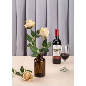 20 in. Purple Indoor/Outdoor Artificial Rose Flower YJ00052 - The Home ...