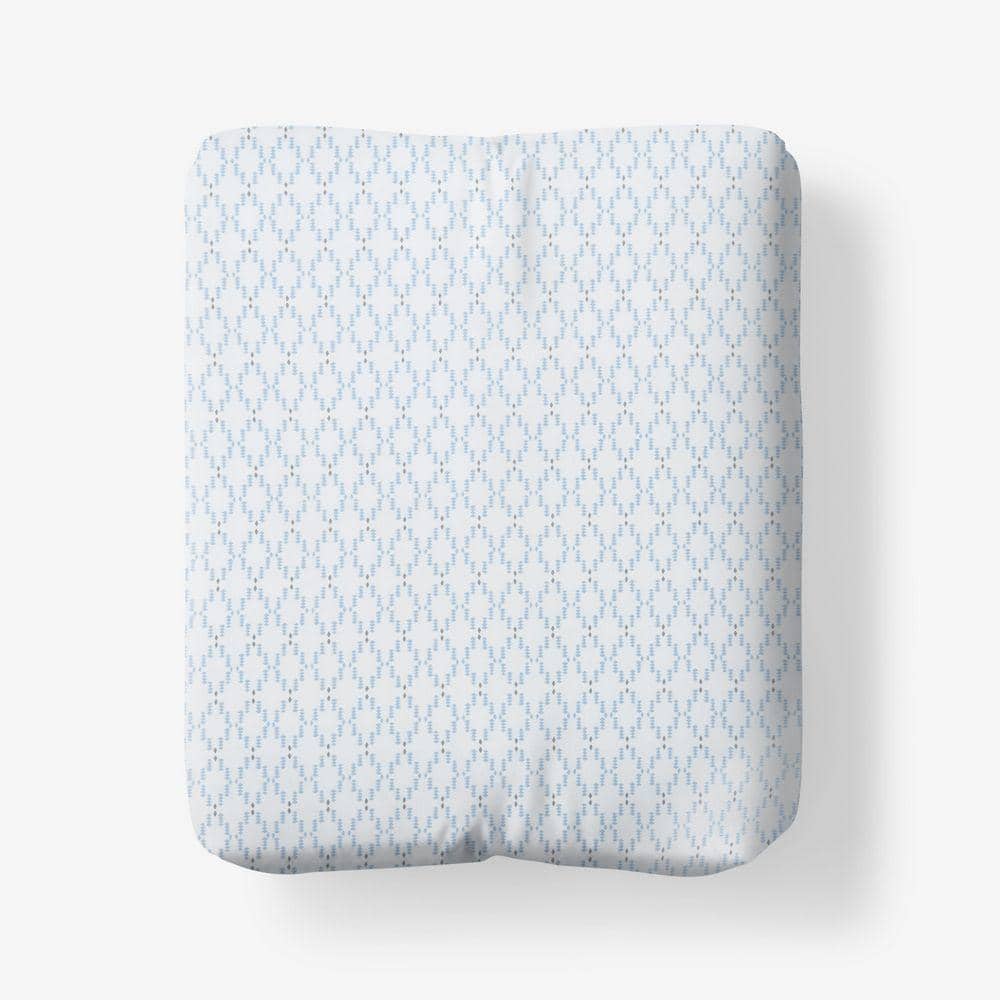 The Company Store Company Cotton Feliciana Geo Garment Wash Blue Multi ...
