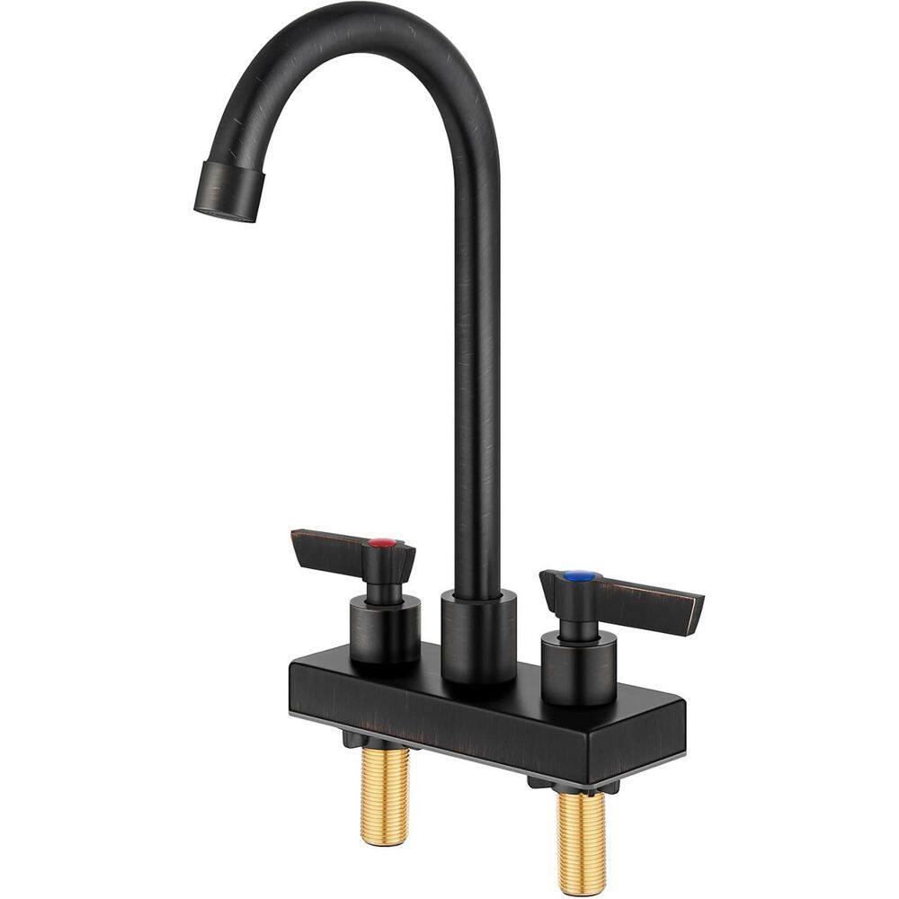 PICTURESQUE CENDU LLC Double Handles Bar Faucet Deckplate Included in ...