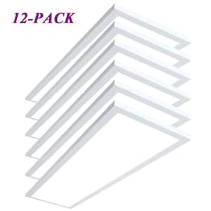 AIKVSXER 1 ft. x 4 ft. 5500 LM White Integrated LED Panel Light Ceiling ...